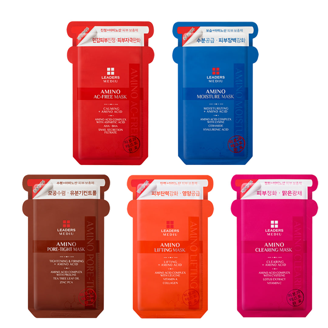 Leaders Insolution Amino Mask Kit - A Free Headband with Purchase ...