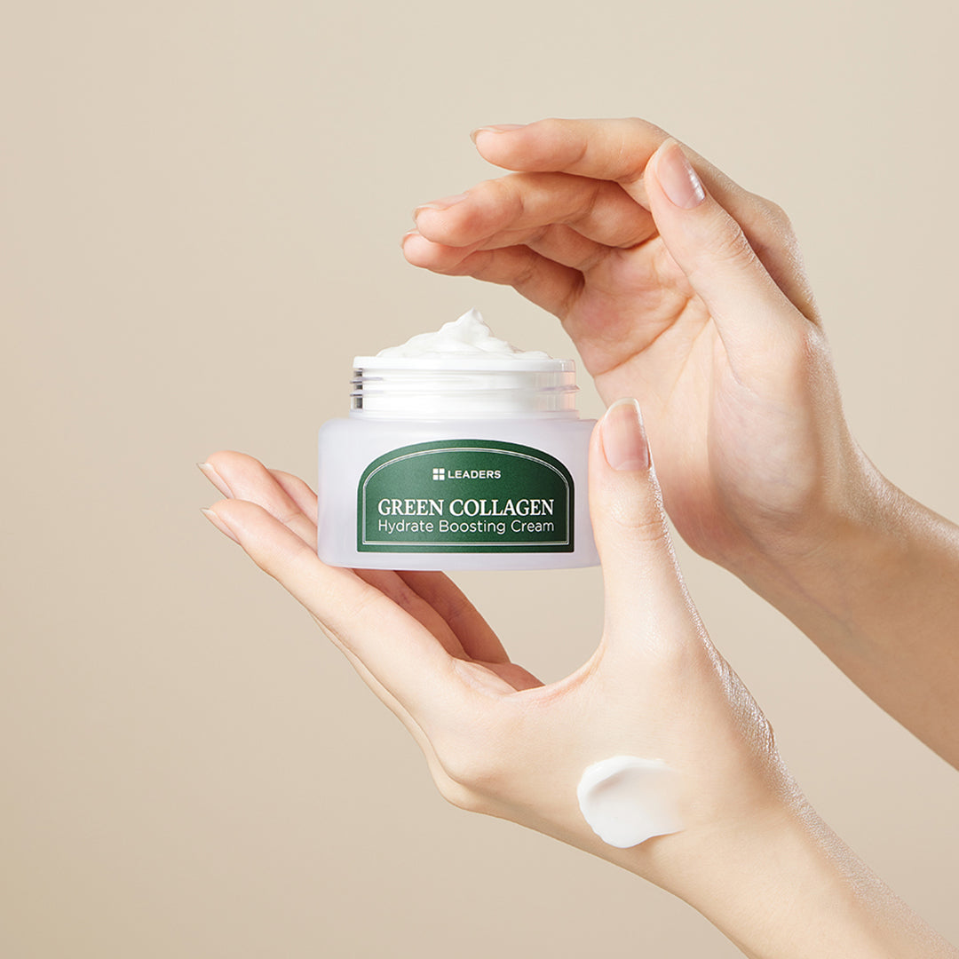 Leaders Insolution Green Collagen Hydrate Boosting Cream – Leaders ...