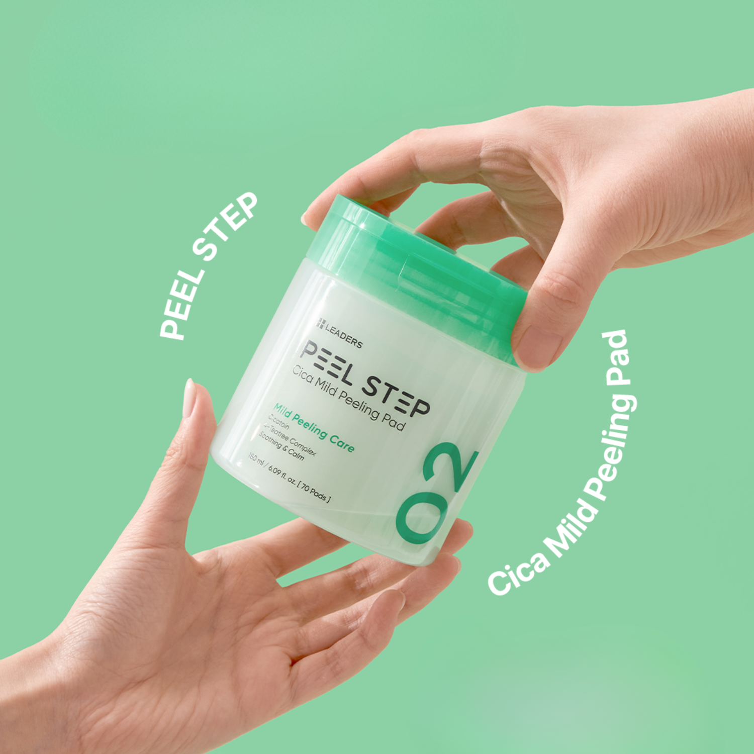 PEEL STEP Cica Mild Peeling Pad – Leaders Cosmetics USA