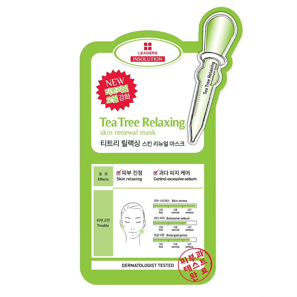 Leaders Insolution Tea Tree Relaxing Skin Renewal Mask Rx – Leaders ...