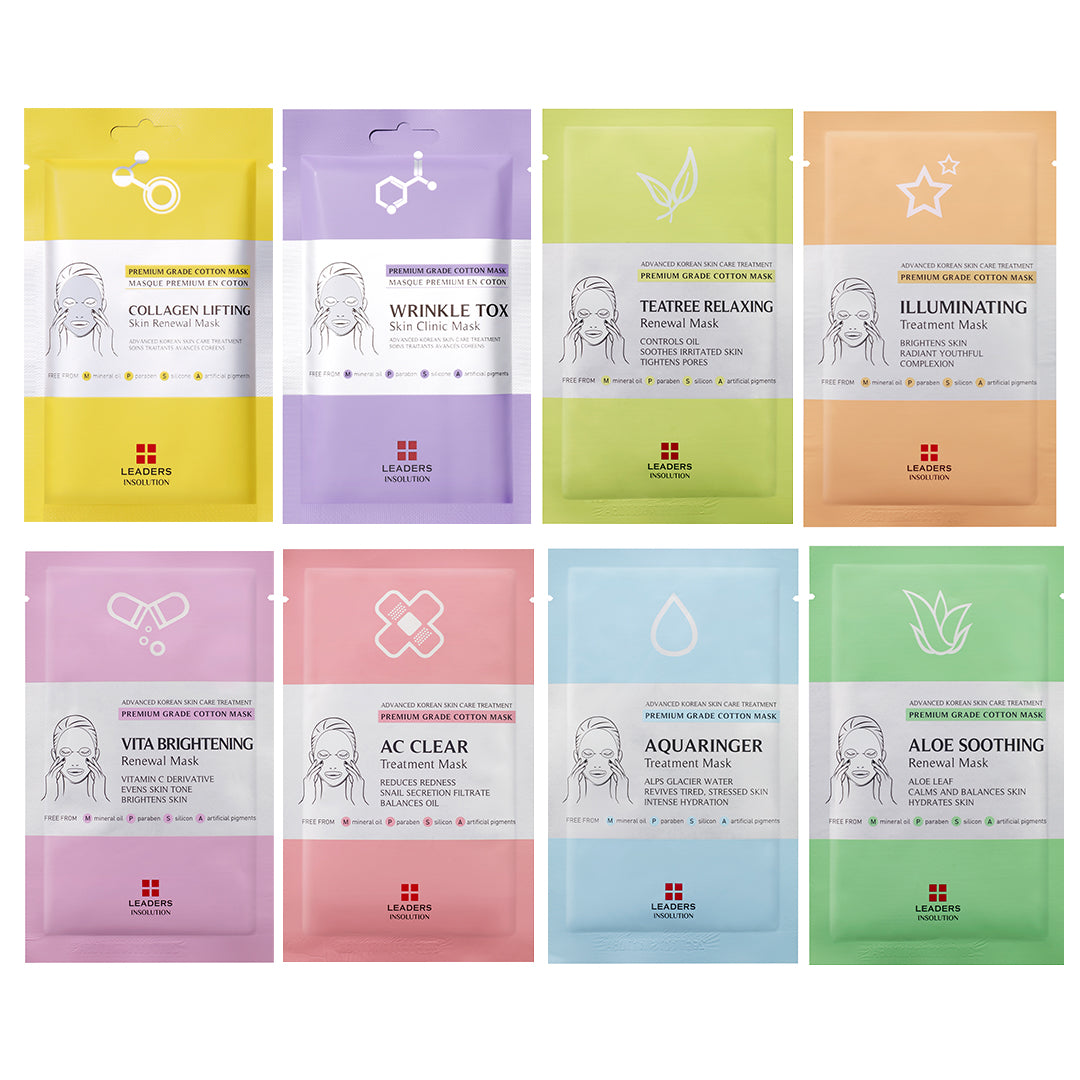 Leaders Insolution Skin Clinic/Renewal Mask Kit- A Free Headband with ...